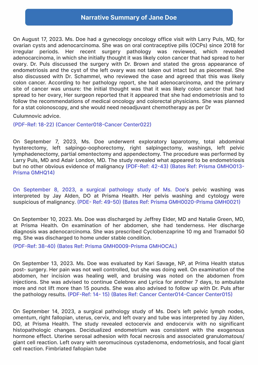 Medilenz | Narrative Summary